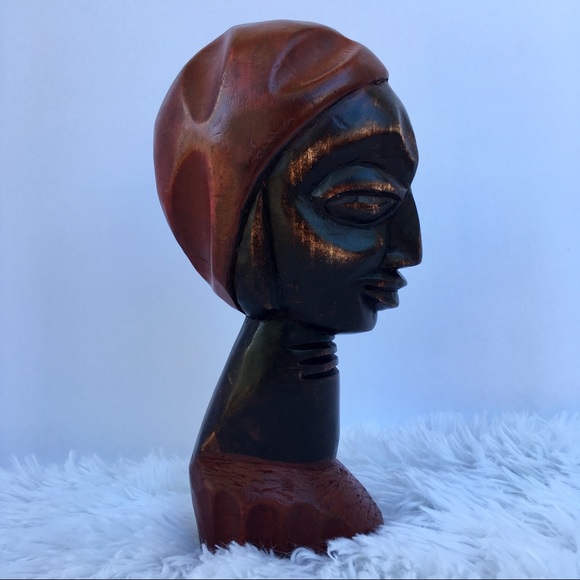 African Statue | Accents | Vintage Sese Wooden Carved African Statue ...